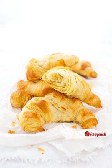 Sensationell einfache Blitzcroissants aus Plunderteig