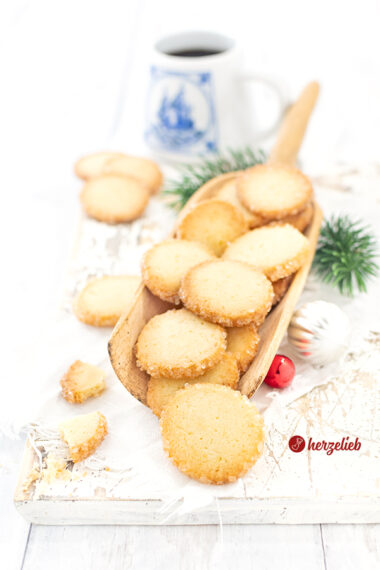 Marzipan-Heidesand, Plätzchen Rezept einfach, buttrig & zart